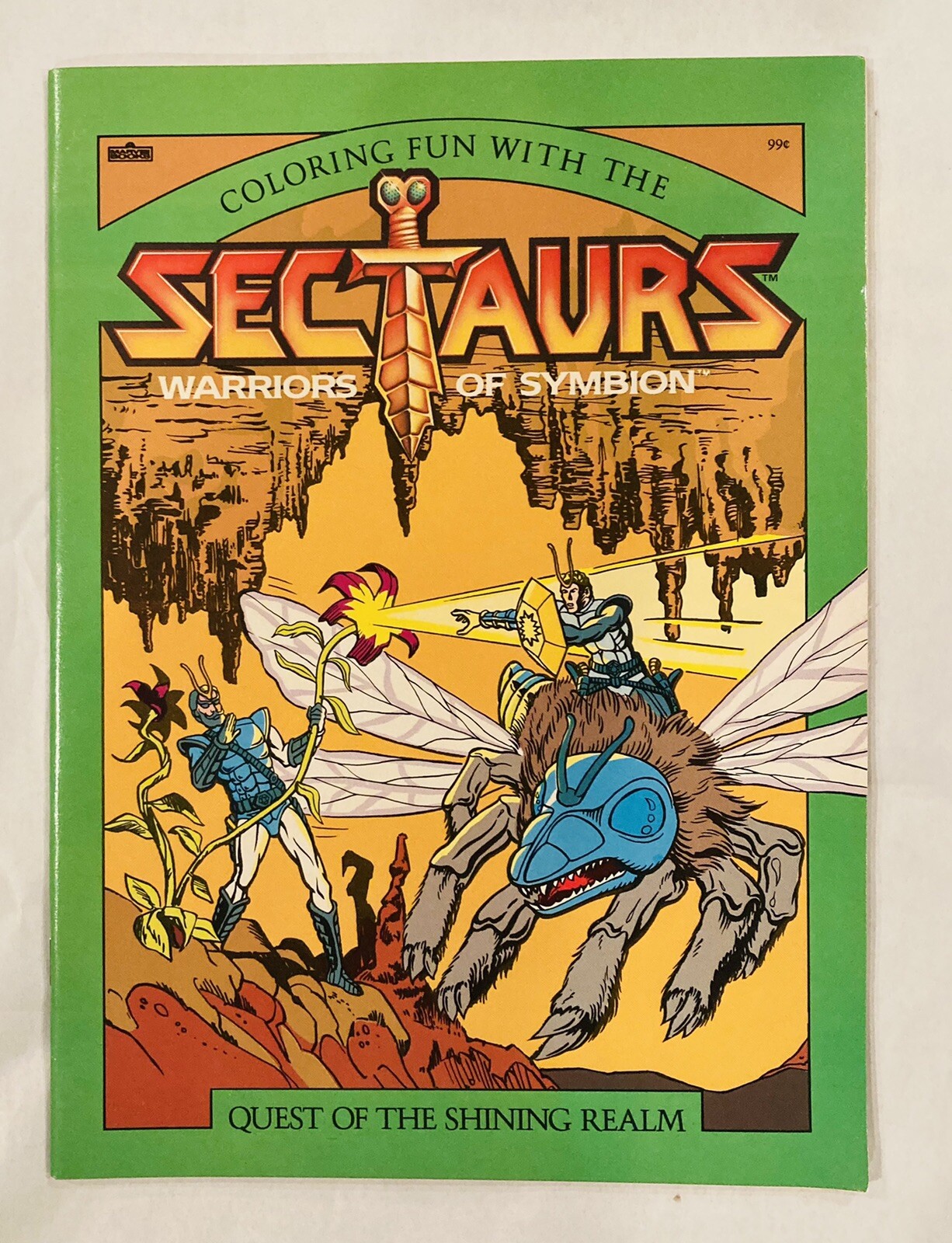 Vintage Sectaurs Quest of the Shining Realm Coloring Book | eBay
