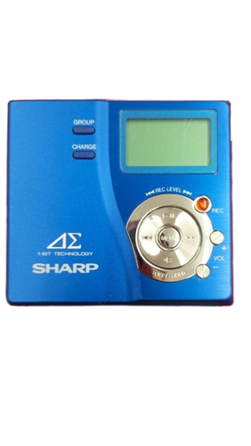 Sharp MD-DR77 Blue Portable MD Player From Japan Very Good | eBay