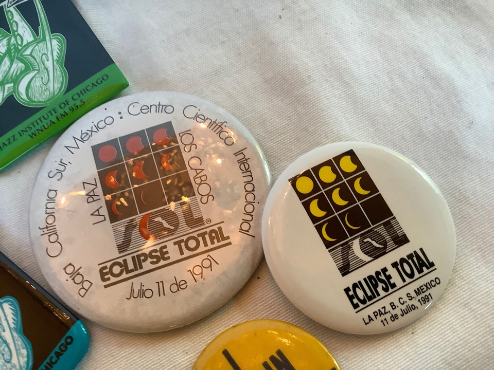 Vintage Lot 14 Buttons Pins Chicago Bix Jazz Mexico Eclipse Polish ...