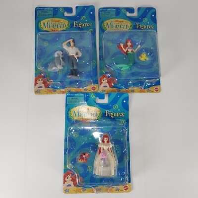 Vintage 90's Disney The Little Mermaid Figure Sets - Lot of 3 - New | eBay
