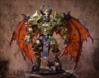 WOW World of Warcraft Dread Lord Mal'Ganis 1/9 scale action figure ...