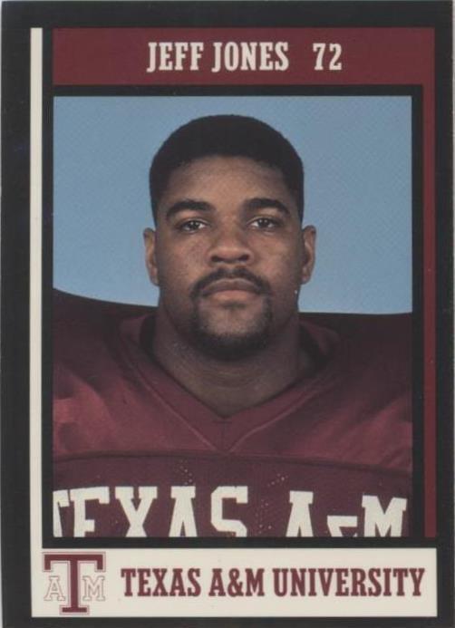 1992 Motion Texas A&M Aggies - Jeff Jones #19 (RC) for sale online | eBay