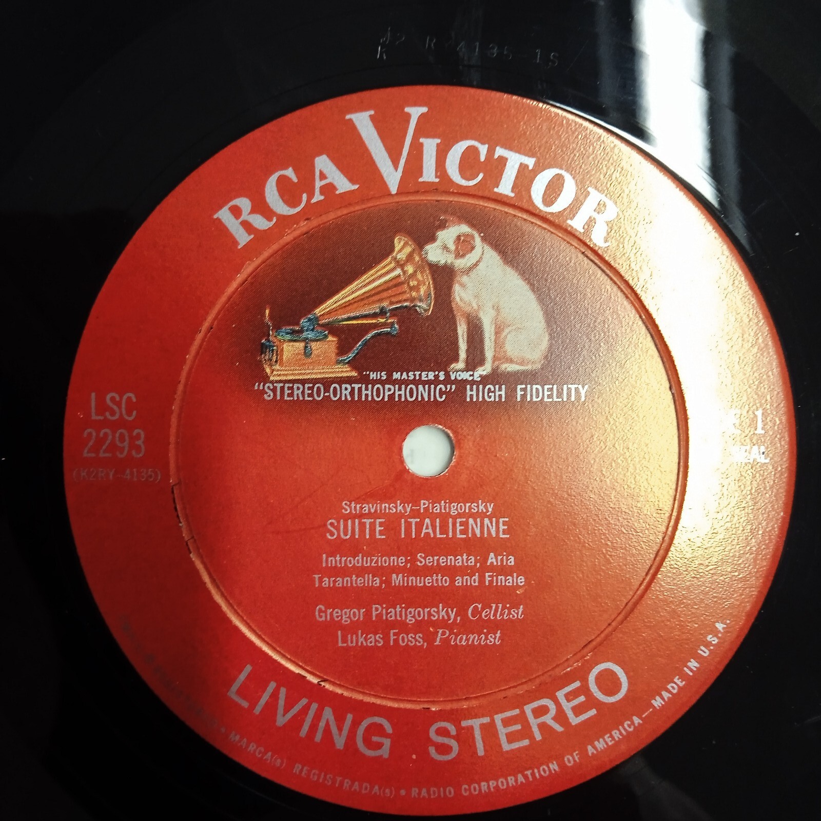 RCA LIVING STEREO LSC-2293 SHADED DOG STRAVINSKY DEBUSSY PIATIGORSKY FOSS 1S/3S | eBay