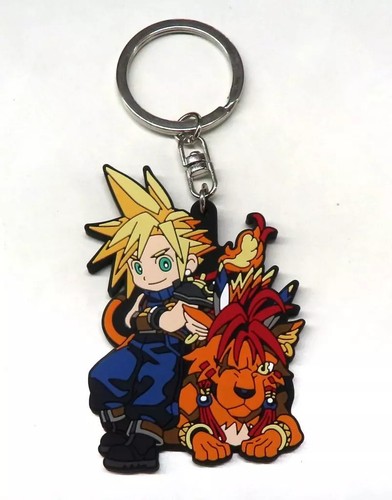 Final Fantasy VII Reverse Cloud Rubber Keychain 48mm x 70mm Used | eBay