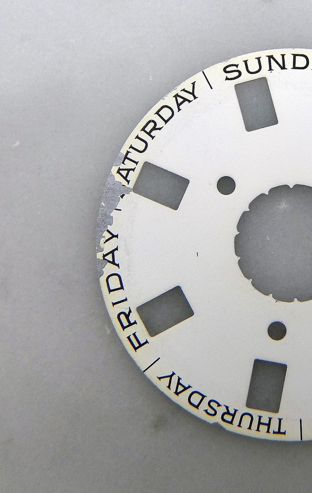 Genuine Rolex 3155 Caliber White Day Date Disc for Watch 18208 18296 ...