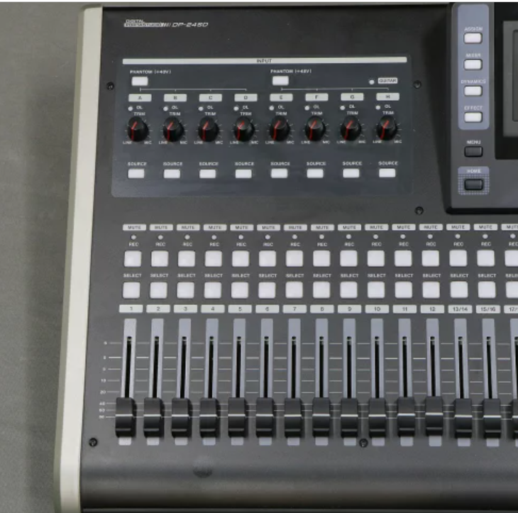 TASCAM DP-24SD 24 Track Digital Portastudio Multi-Track Audio Recorder ...