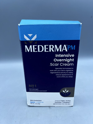 Mederma PM Intensive Overnight Scar Cream 1.0oz Exp 10/26 NEW Open ...