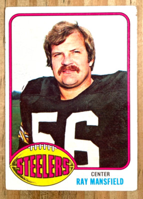 1976 TOPPS RAY MANSFIELD CARD#301 PITTSBURGH STEELERS WASHINGTON ...