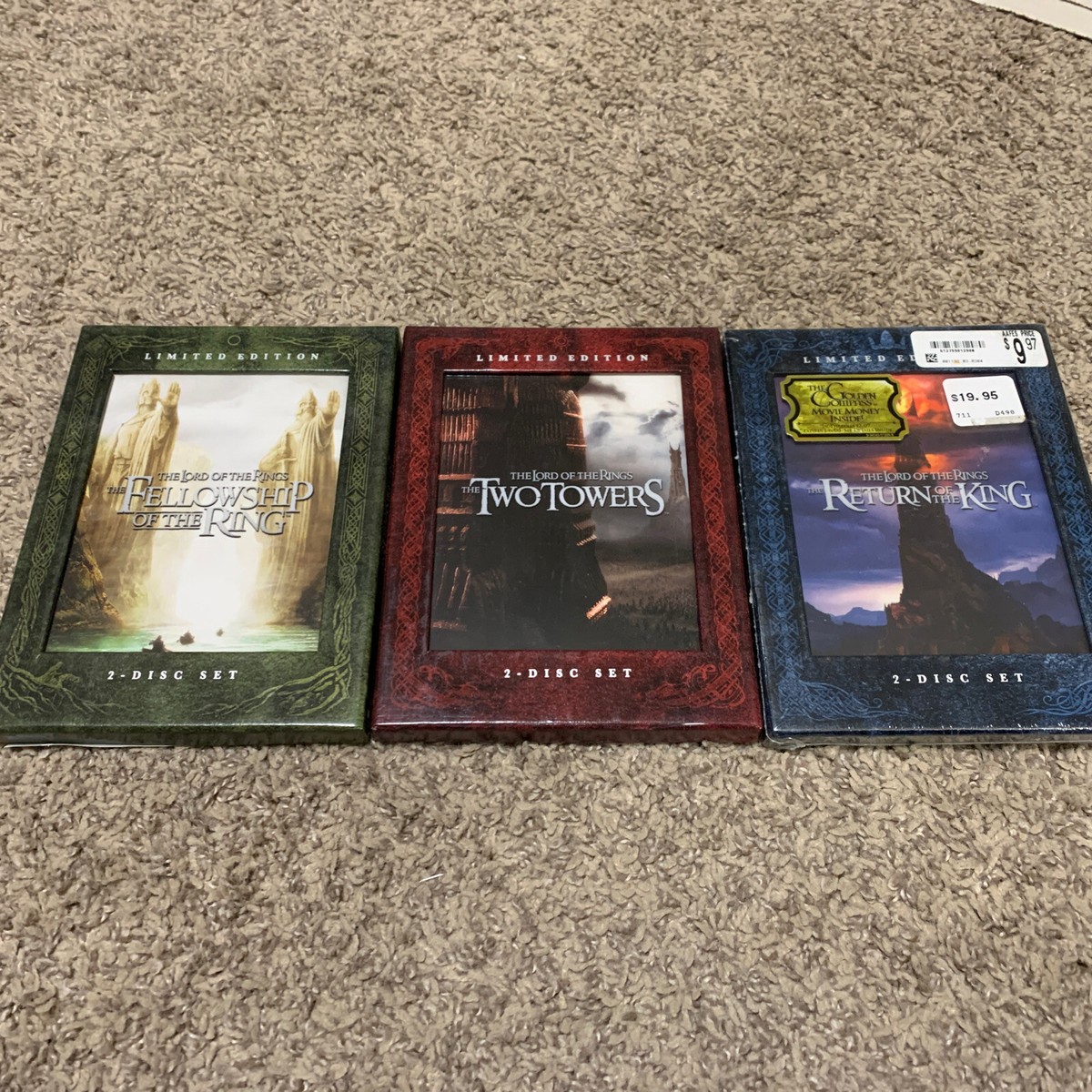 The Lord of the Rings Trilogy Limited Edition DVD 6 Disc Set The Lord of the Rings Trilogy Limited Edition DVD 6 Disc Set