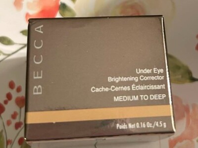 BECCA ORIGINAL EYE BRIGHTENING CORRECTOR CREAM in Med to Deep * FS 0 ...