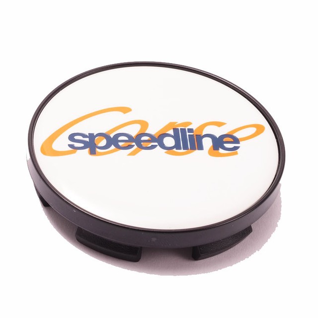 Speedline Corse Alloy Wheel White Centre Cap (1) With Plastic Back 60mm ...