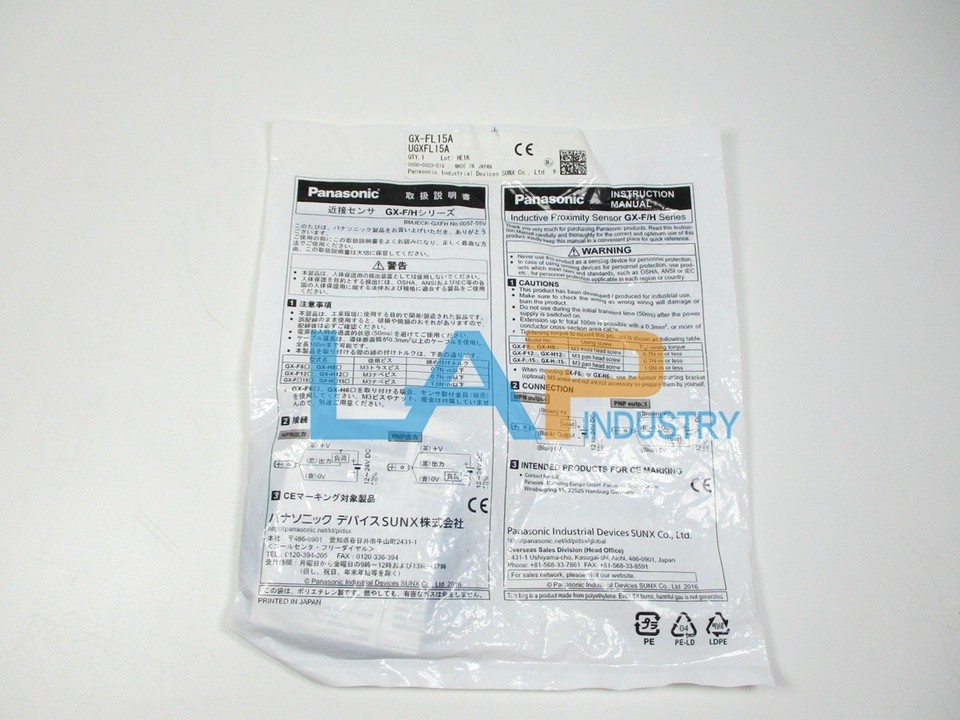 1PC NEW Panasonic / SUNX Proximity Sensor GX-FL15A | eBay