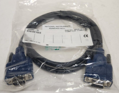 National Instruments 183283-01 RS485/RS422 NULL-Modem Cable DB9 FM to ...