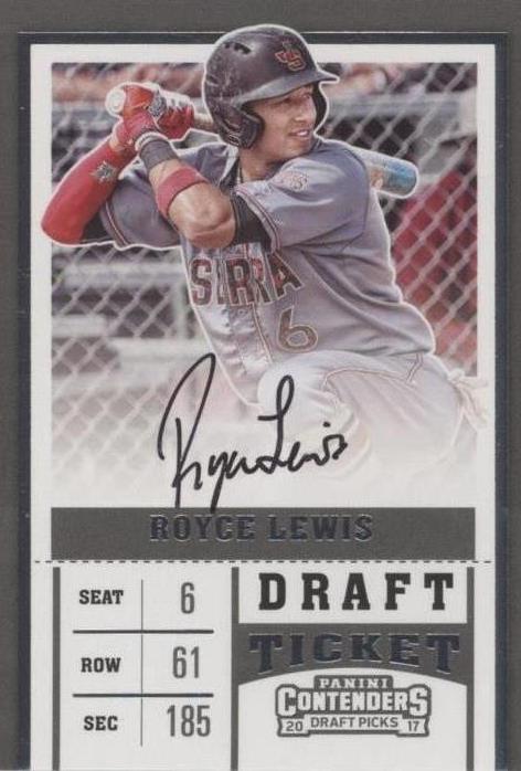 2017 Panini Contenders Draft Picks - RPS Draft Ticket Autograph Royce ...