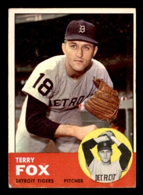 1963 Topps Baseball #44 Terry Fox VG *f1 | eBay