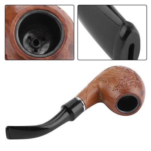 Durable Wooden Wood Smoking Pipe Tobacco Cigarettes Cigar Pipes ...