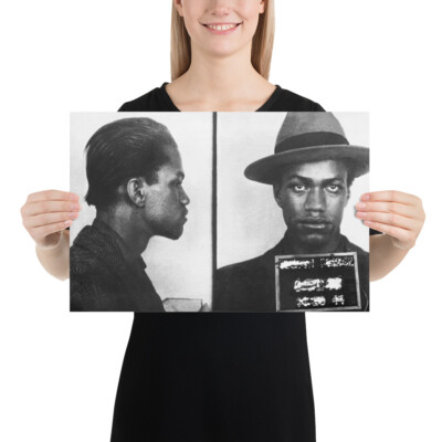 Malcolm X Mug Shot Mugshot Poster | eBay