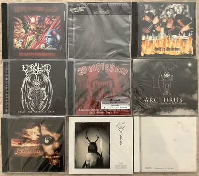9 CD LOT BLACK METAL BETHLEHEM EMBALMED ARCTURUS GAHHL'S WYRD HOLOCAUST SANCTUS | eBay