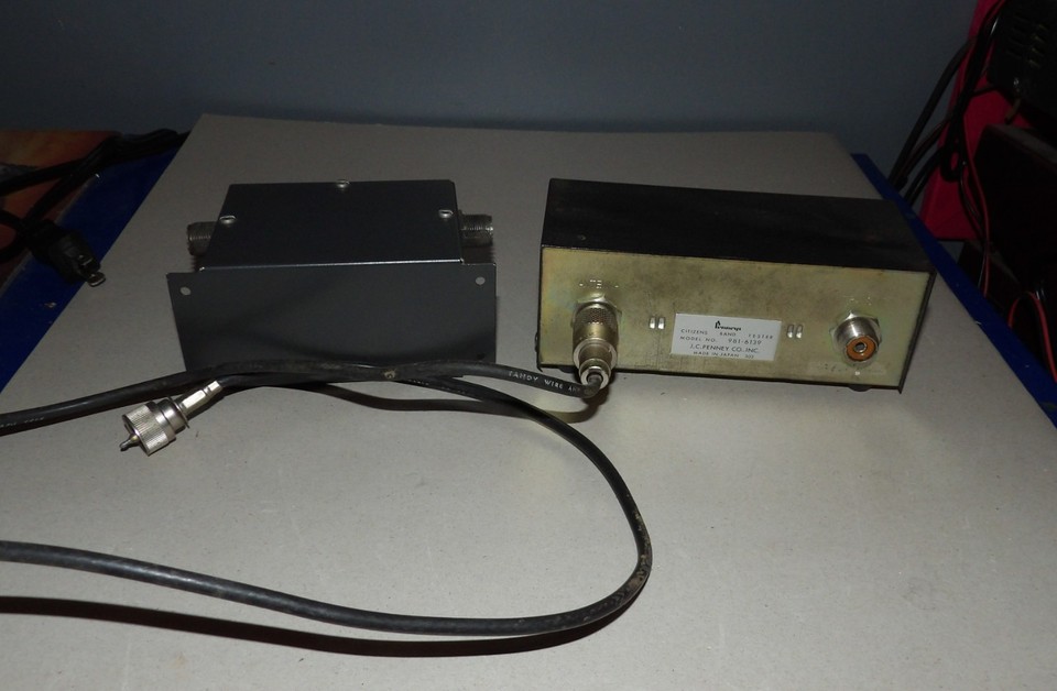 CB Matchbox/E.F. JOHNSON CO 250-49 Ham Radio Antenna Tuner & JC Penny ...