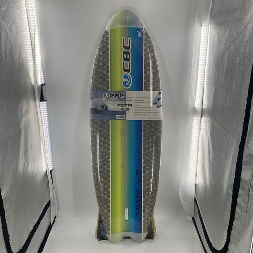 California Board Company SUSHI 5'8" Soft Top Foam FISH Surfboard 3-Fin ...