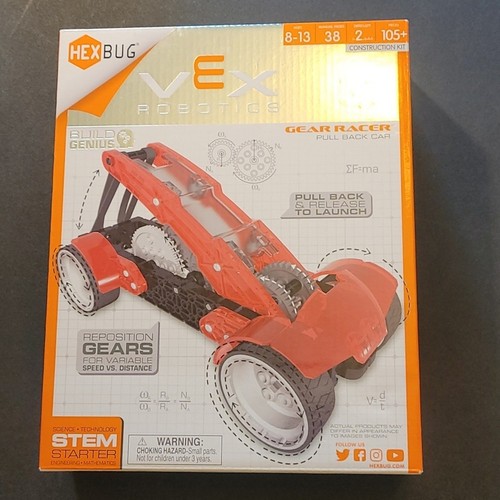 Hex Bug Robotics Gear Racer Pull Back Car NIP | eBay