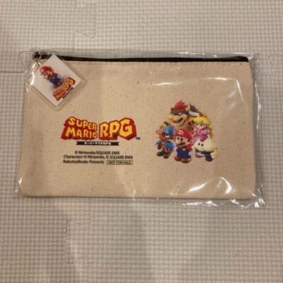 Super Mario RPG Pouch w/Acrylic charm Nintendo Switch Mario RPG Japan ...