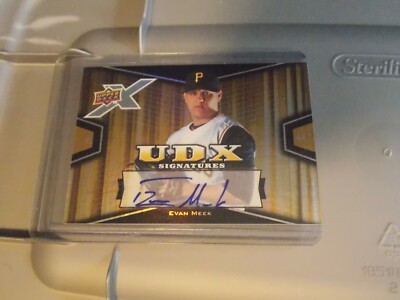 2008 Upper Deck X Evan Meek UDX Signatures Auto Autograph (B) | eBay
