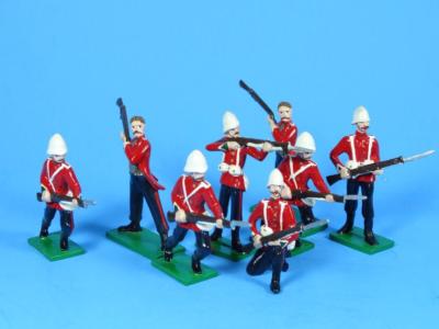 MI-061 - 8 Britannique 24th Pied Soldats - Victoria Miniatures | eBay
