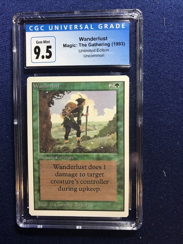 MTG Unlimited Wanderlust CGC 9.5 GEM MINT (Blue Label 10) 1993 | eBay