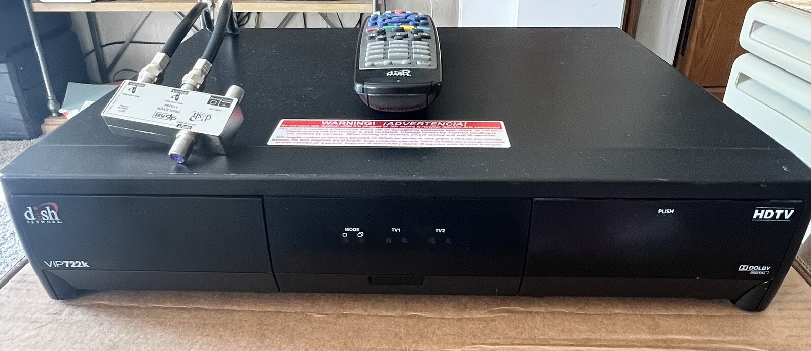 DISH Network ViP722k HDMI DVR Receiver w/Remote and Splitter | eBay