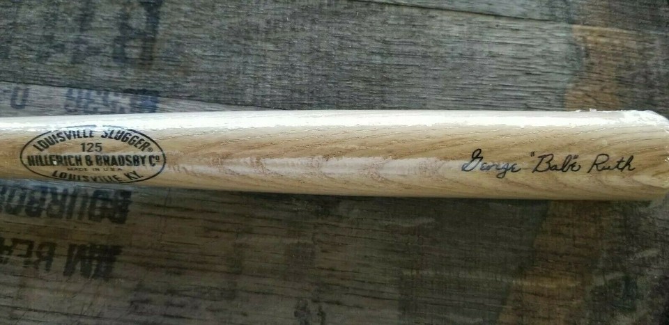 BABE RUTH ~ Louisville Slugger Wooden Mini Replica Autographed Baseball ...