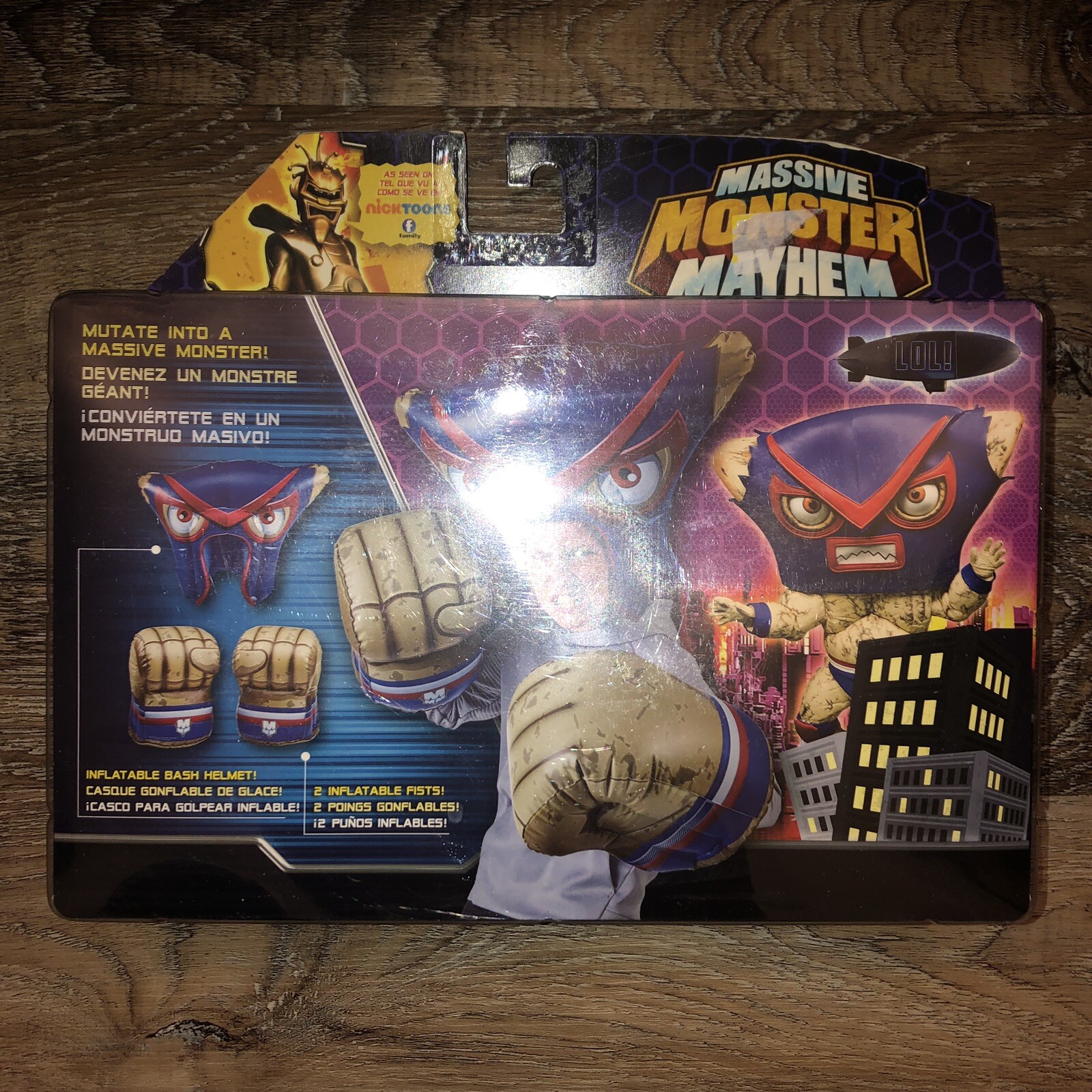 Massive Monster Mayhem - Macho Cheese Inflatable Set Bash Armor Costume ...