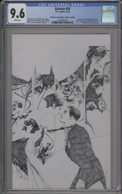 BATMAN #50 - CGC 9.6 - DF JAE LEE WRAPAROUND SKETCH VIRGIN VARIANT | eBay