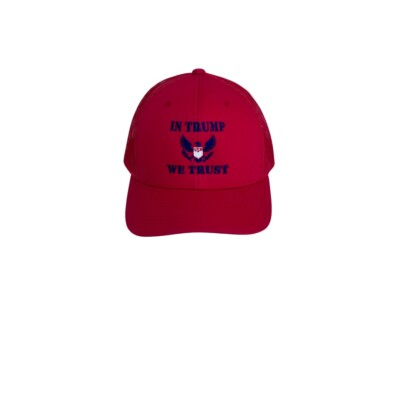 Trump 2024 Hat - In Trump We Trust Red - Funny- Political- Donald Trump ...