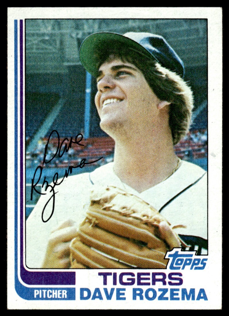 1982 Topps Dave Rozema Detroit Tigers #319 | eBay
