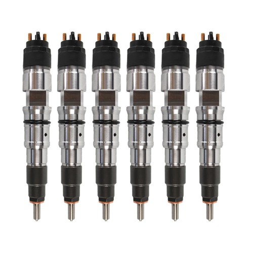 6Pcs Common Rail Fuel Injectors 0445120295 For Doosan DX160W-3 DL06KB ...