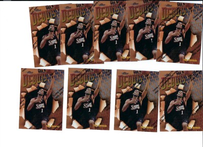Tim Thomas 1997-98 Topps Finest Basketball Rookie Card #106 Lot x9 | eBay