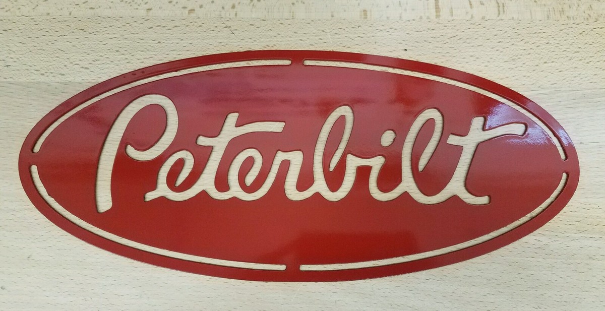Peterbilt Logo Med Flammer