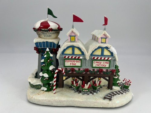 Hawthorne Village Peppermint Mine Candy Cane Rudolph Christmas L/N 14 ...