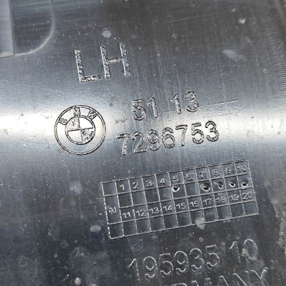 BMW i3 I01 Rear Left Bumper Bracket 7296753 Electricity 125kw 2021 ...