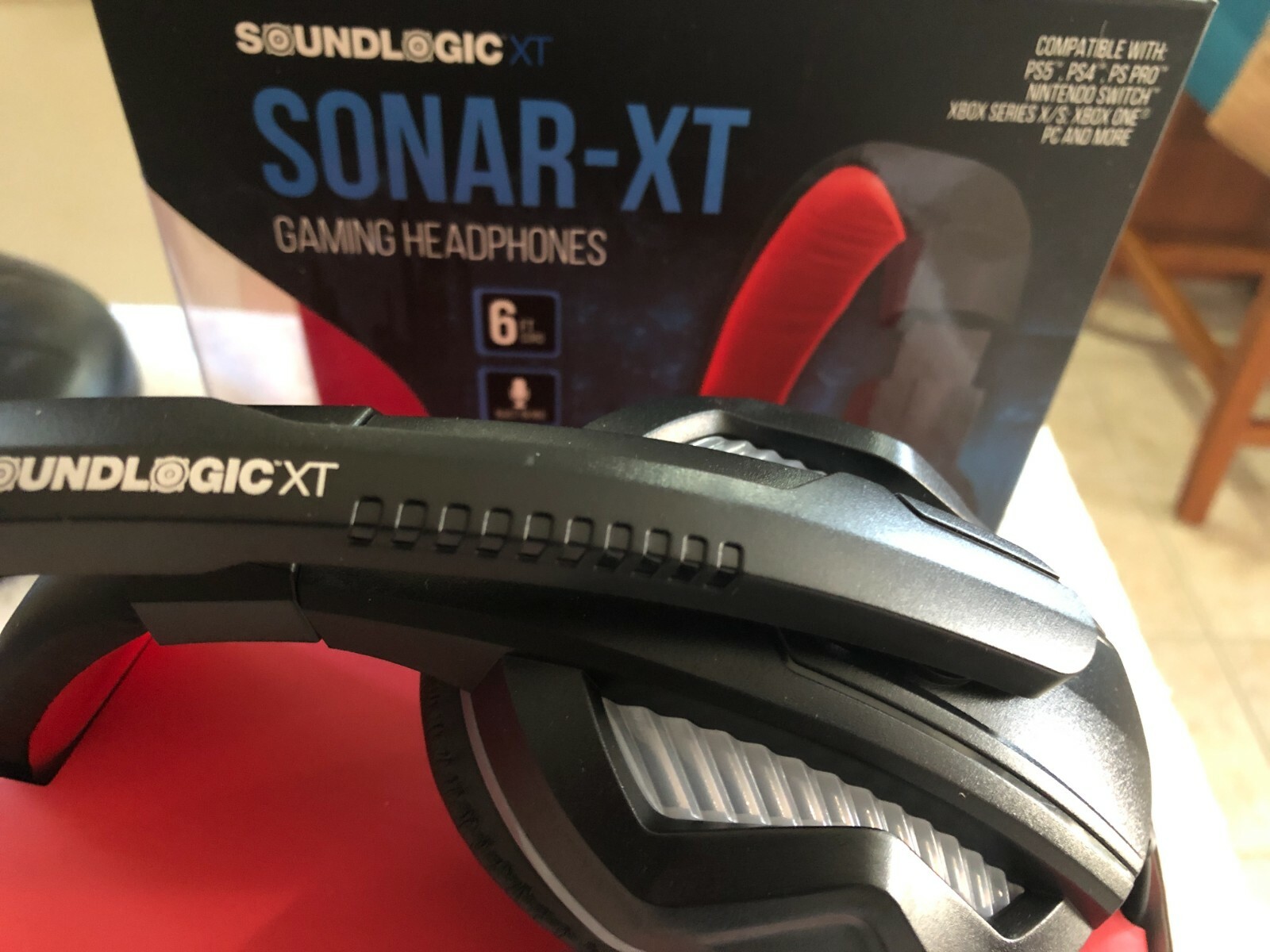 SOUNDLOGIC XT SONAR-XT Gaming Headphones with LED Lights & Built-in MIC ...