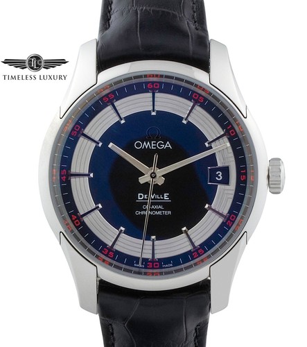 NEW 2024 OMEGA DeVille Hour Vision 431.33.41.21.01.001 Black Dial 41mm Box&Cards | eBay