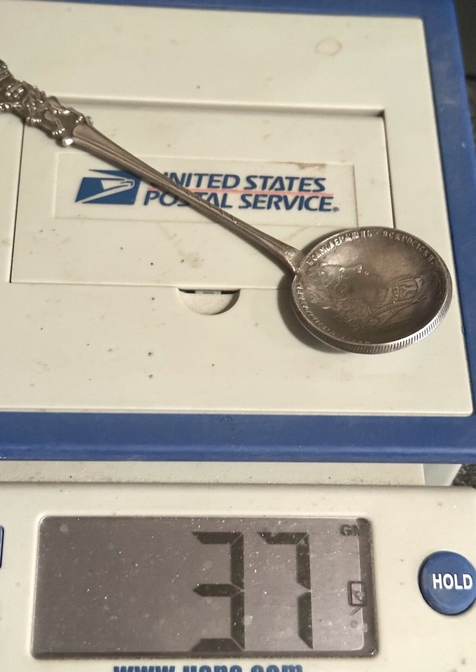 Vintage Antique 1874 Russian Silver 84 Peter I 1727 Rouble Coin ...