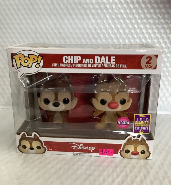 Funko Pop! Vinyl: Disney - Chip (w/ Dale) (Flocked) - For Your ...