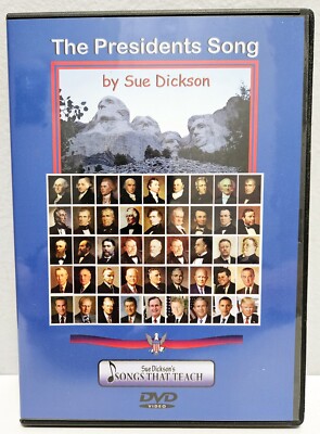 The Presidents Song (DVD, 2017) Sue Dickson- Songs That Teach | eBay