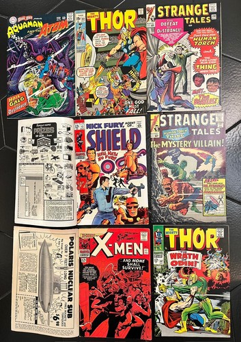 silver age marvel / dc top of the line raw comics lot. great condition ...