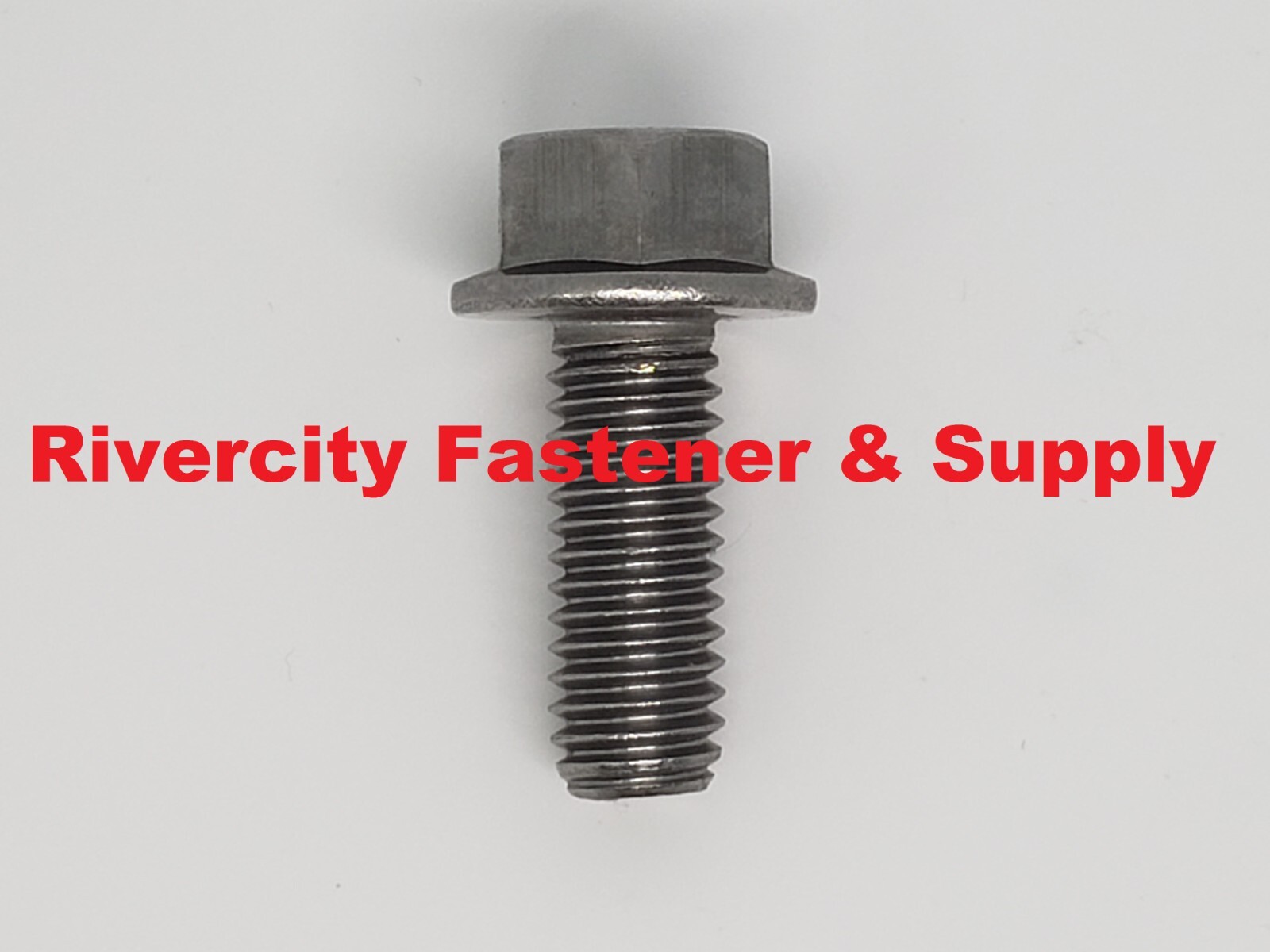 (1) 3/8-16x1 Stainless Hex Head Flange Bolts 3/8x16 Cap Screws 3/8x16x1 ...