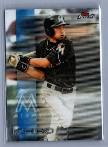 2016 Topps Finest Base Ichiro #10 Miami Marlins | eBay