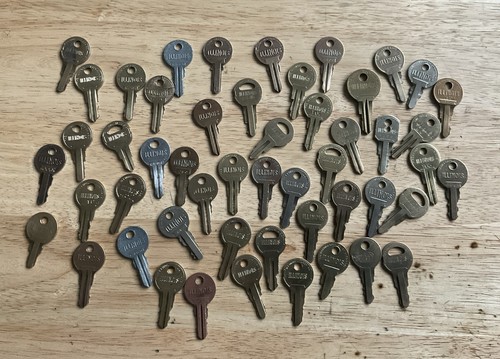 50 Vintage Illinois Lock Double Sided Keys | eBay