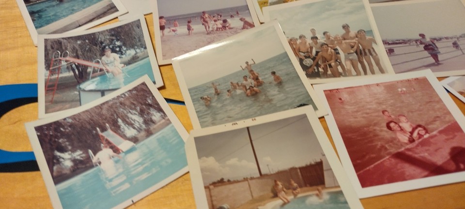 Vintage 1960's/70's Swimming Beach Pools Surfing Fun In Sand And Water ...